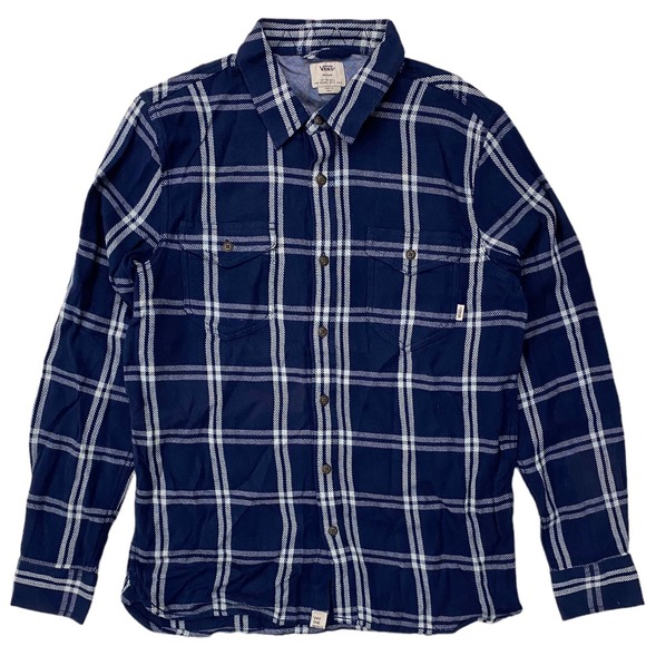 Vans | Shirts | Vans Off The Wall Mens Wayland Long Sleeve Plaid ...